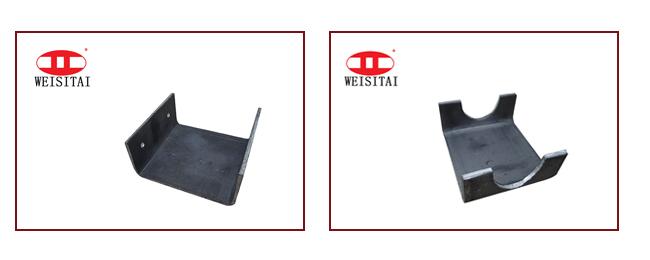 High Duty Galvanized Steel U Head Base Plate Steel Scaffolding Parts
