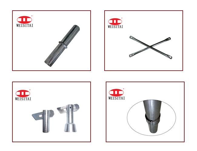 Galvanized Steel Scaffolding Braces Frame Scaffolding Parts
