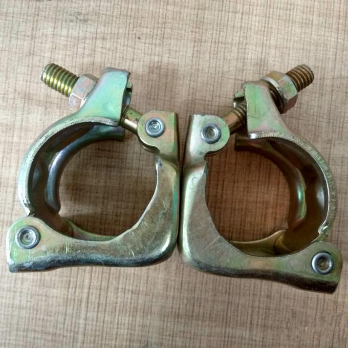 Electric Galvanized Swivel Scaffold Clips , EN74B Scaffolding Clamp Swivel
