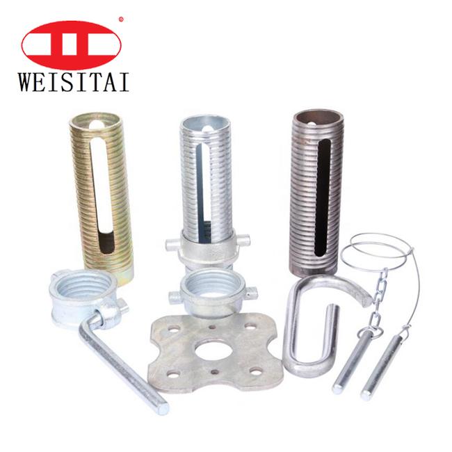 210mm Length Galvanized Fastening Prop Sleeve Scaffolding Replacement Parts